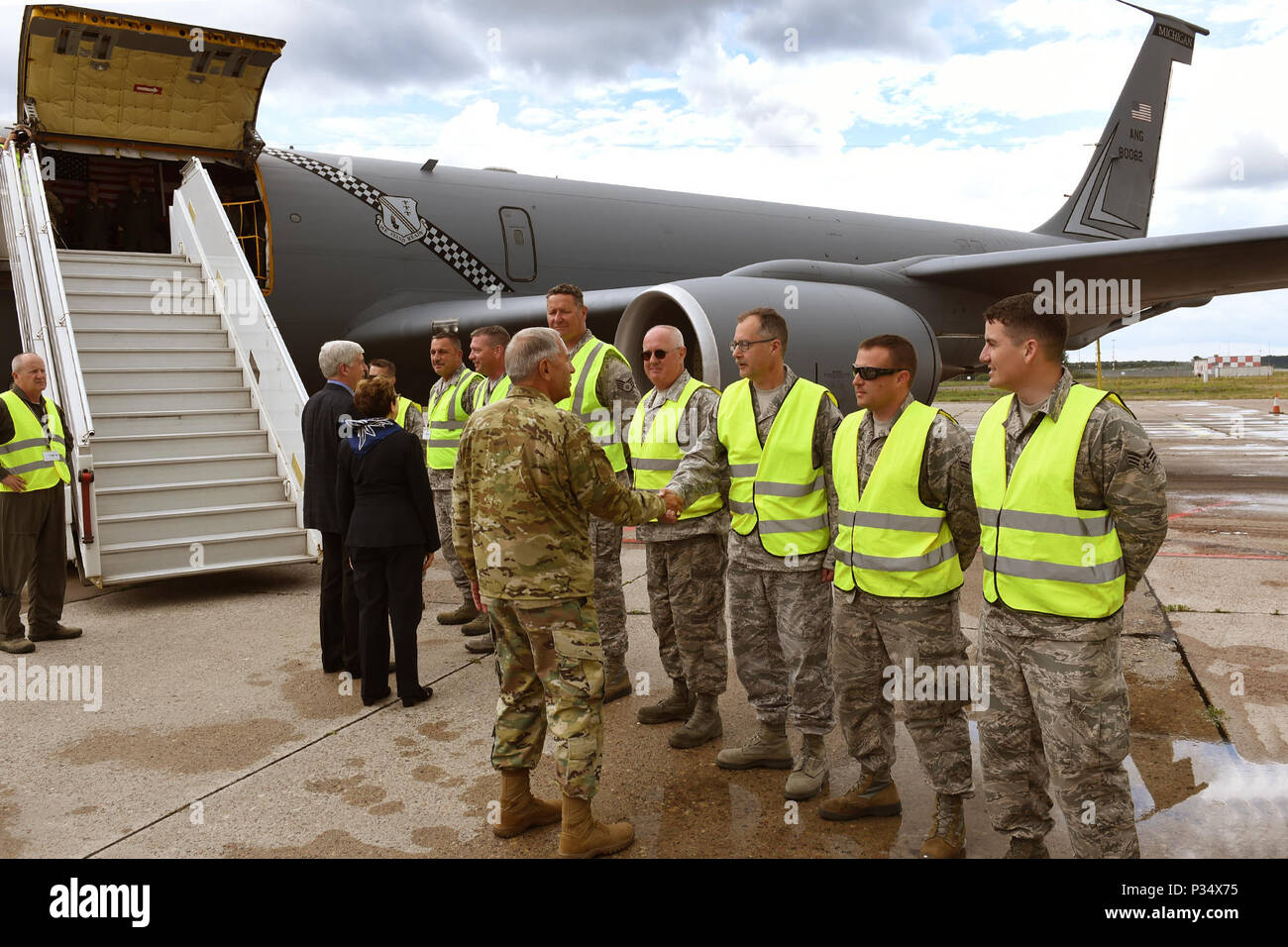 RIGA, Latvia —Gov. Rick Snyder, Michigan, Ambassador Nancy Bikoff ...