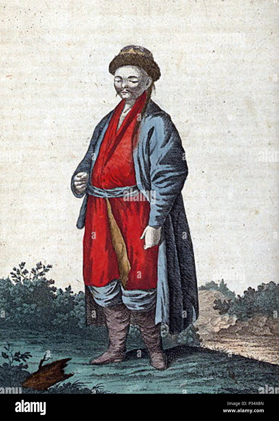 076 Description of all the Russian state-dwelling peoples Stock Photo ...