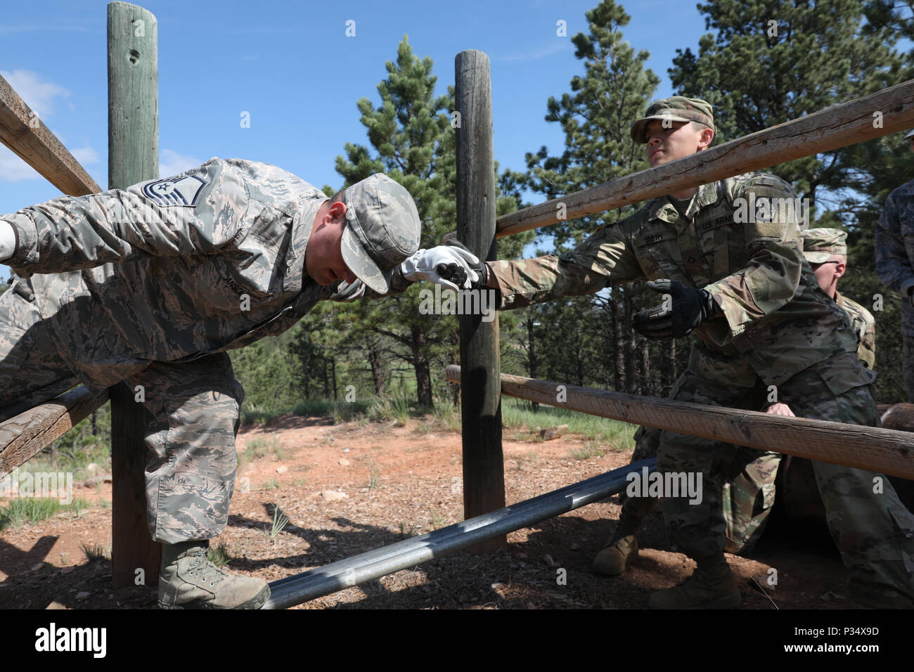 U.S. Air Force Master Sgt. John Anson, with the 28th Logistics ...