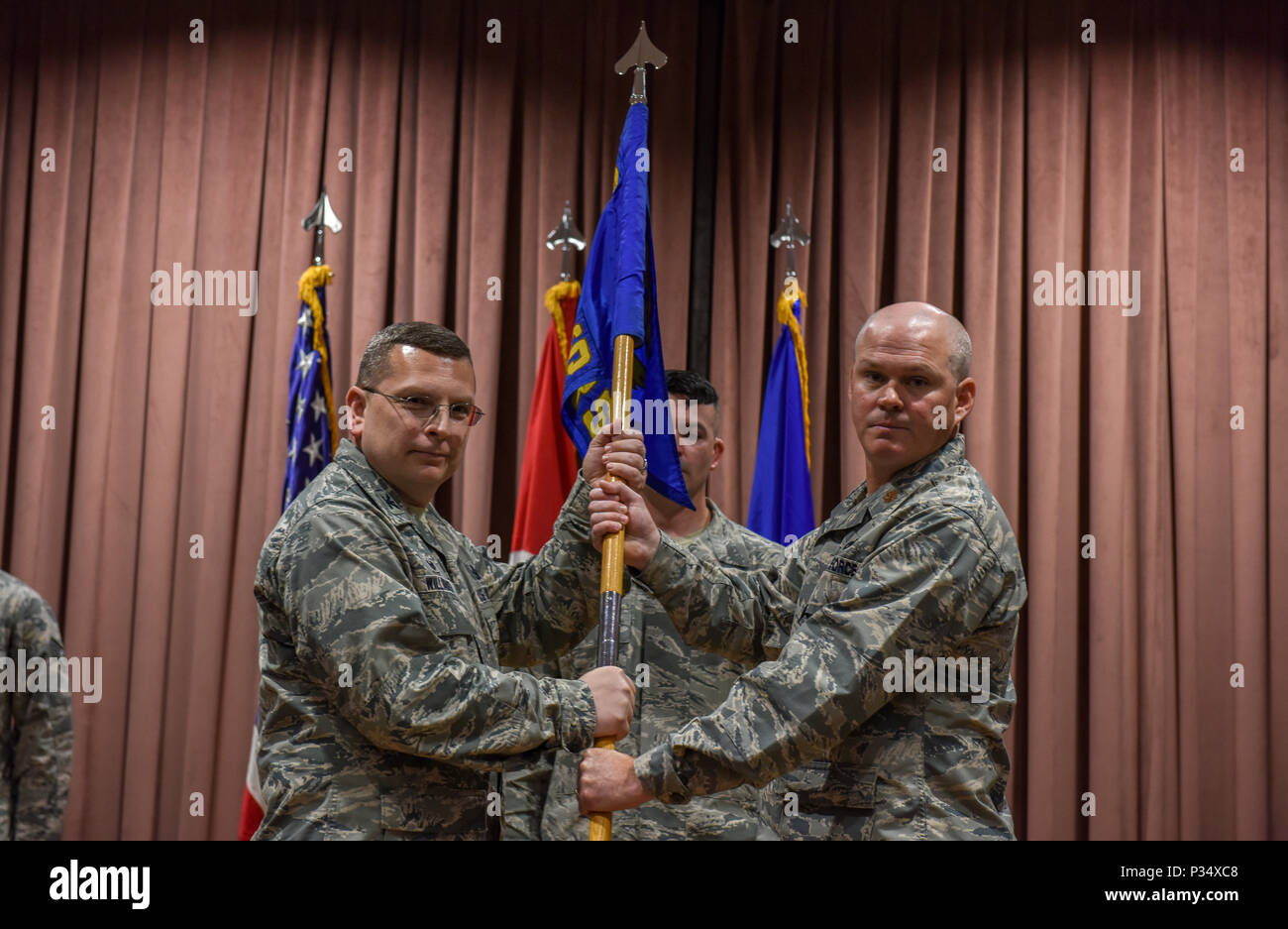 U.S. Air Force Col. David Williams, 39th Mission Support Group ...