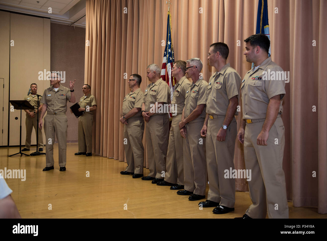 180614-N-HG258-1002 WASHINGTON (June 14, 2018) Captain Ken Collins ...