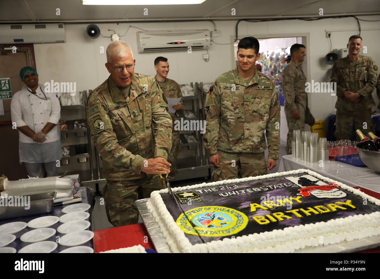 U.S. Army Master Sgt. Jeffrey Laws of Combined Joint Task Force ...