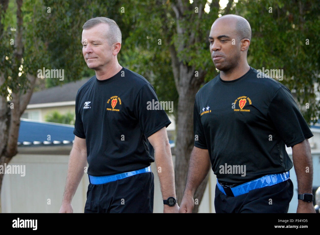 The 25th Infantry Division held a four-mile esprit de corps run in ...