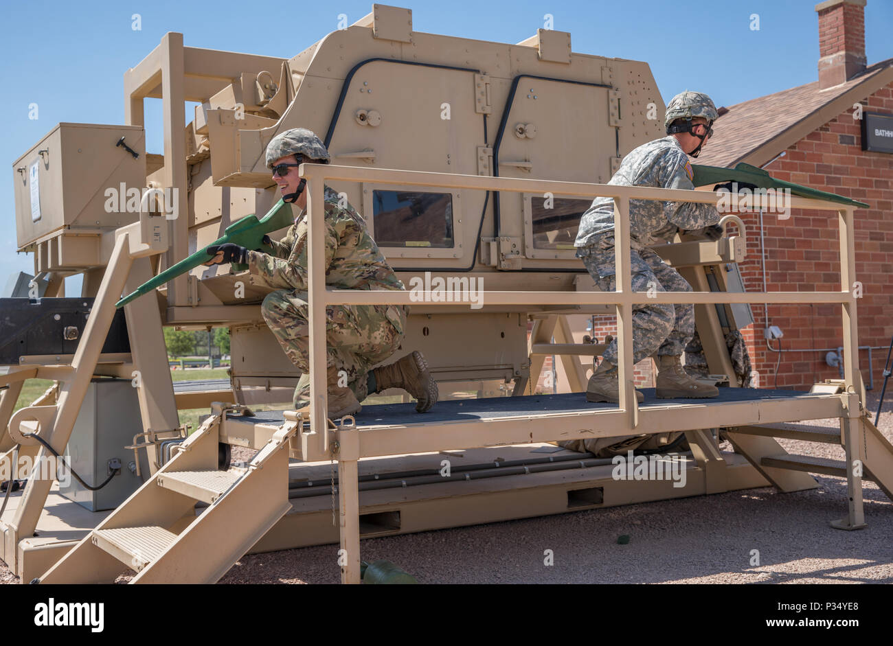 U.S. Soldiers with the 3650th Maintenance Company attached to the 169th ...