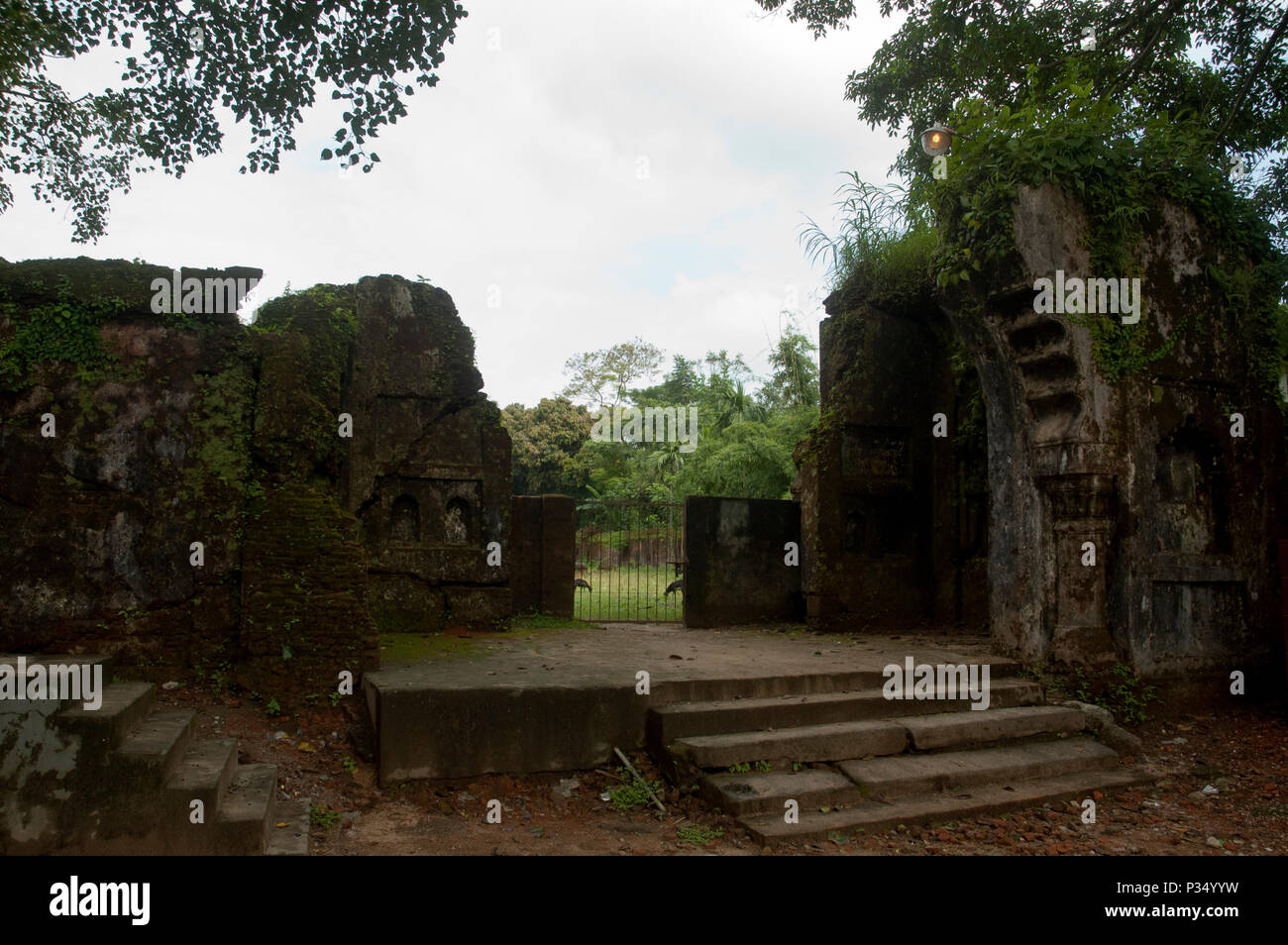 The Jayanta Rajbadi or the Jayanta King's Palace which was built by the ...