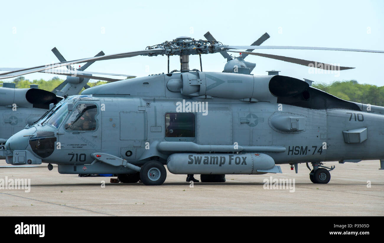 Crew from "The World Famous Swamp Foxes" HSM-74 stationed at Naval Air ...