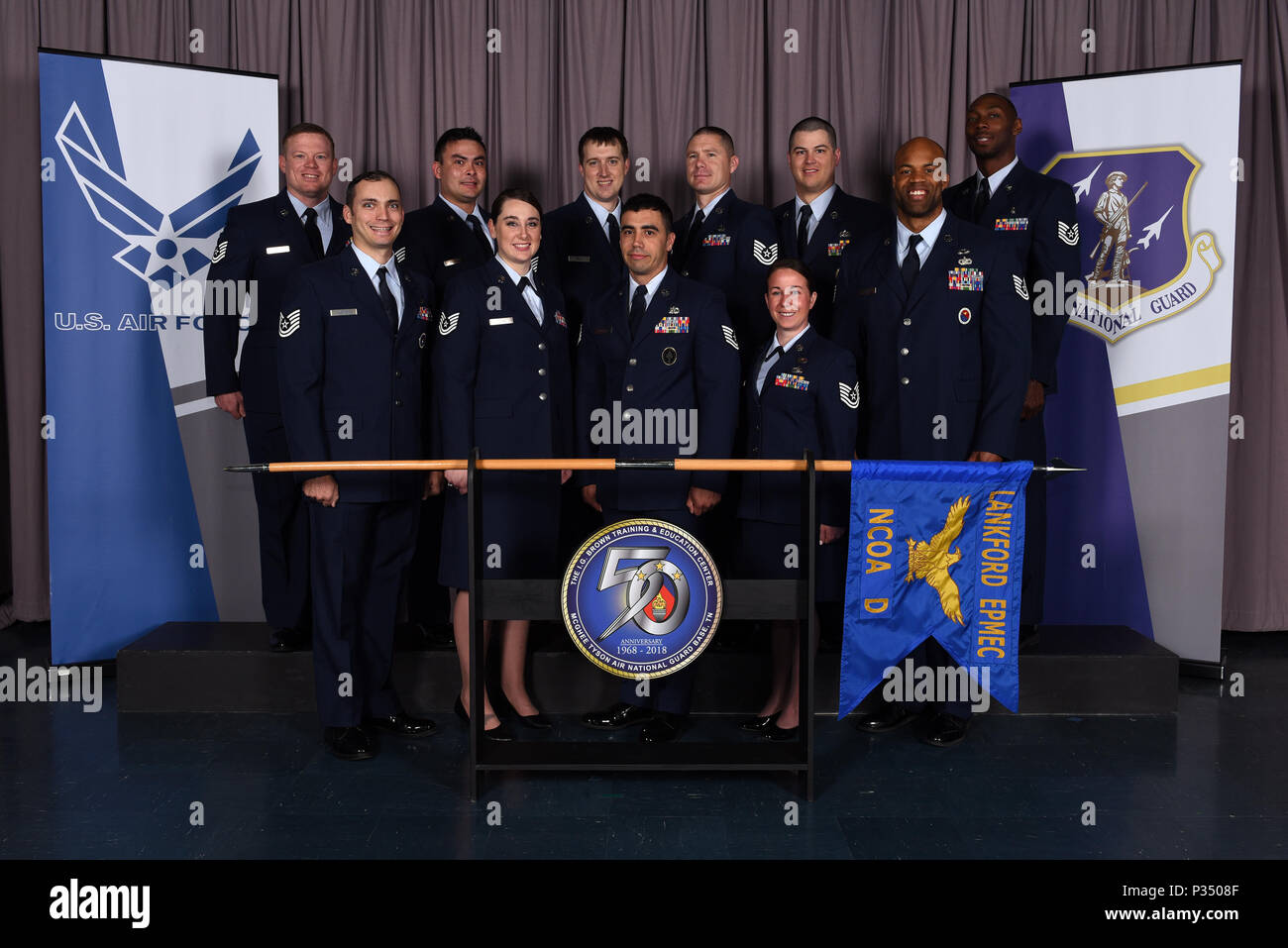 NCO academy class 18-5 D flight at the Chief Master Sergeant Paul H ...