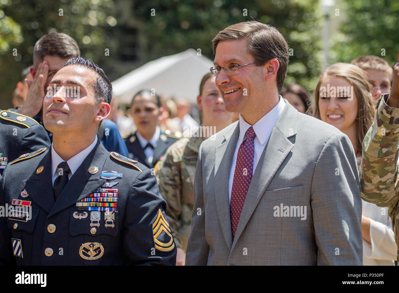 Secretary of the Army Dr. Mark T. Esper hosts the 243rd Army Birthday ...