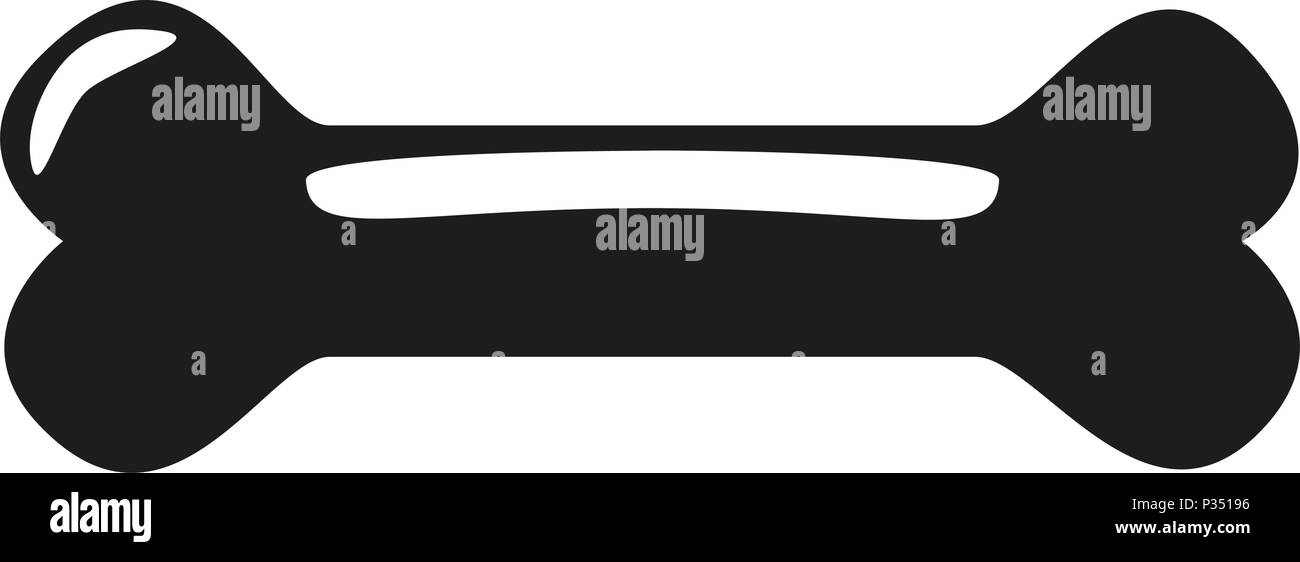 Isolated white bone pet Stock Vector Images - Alamy