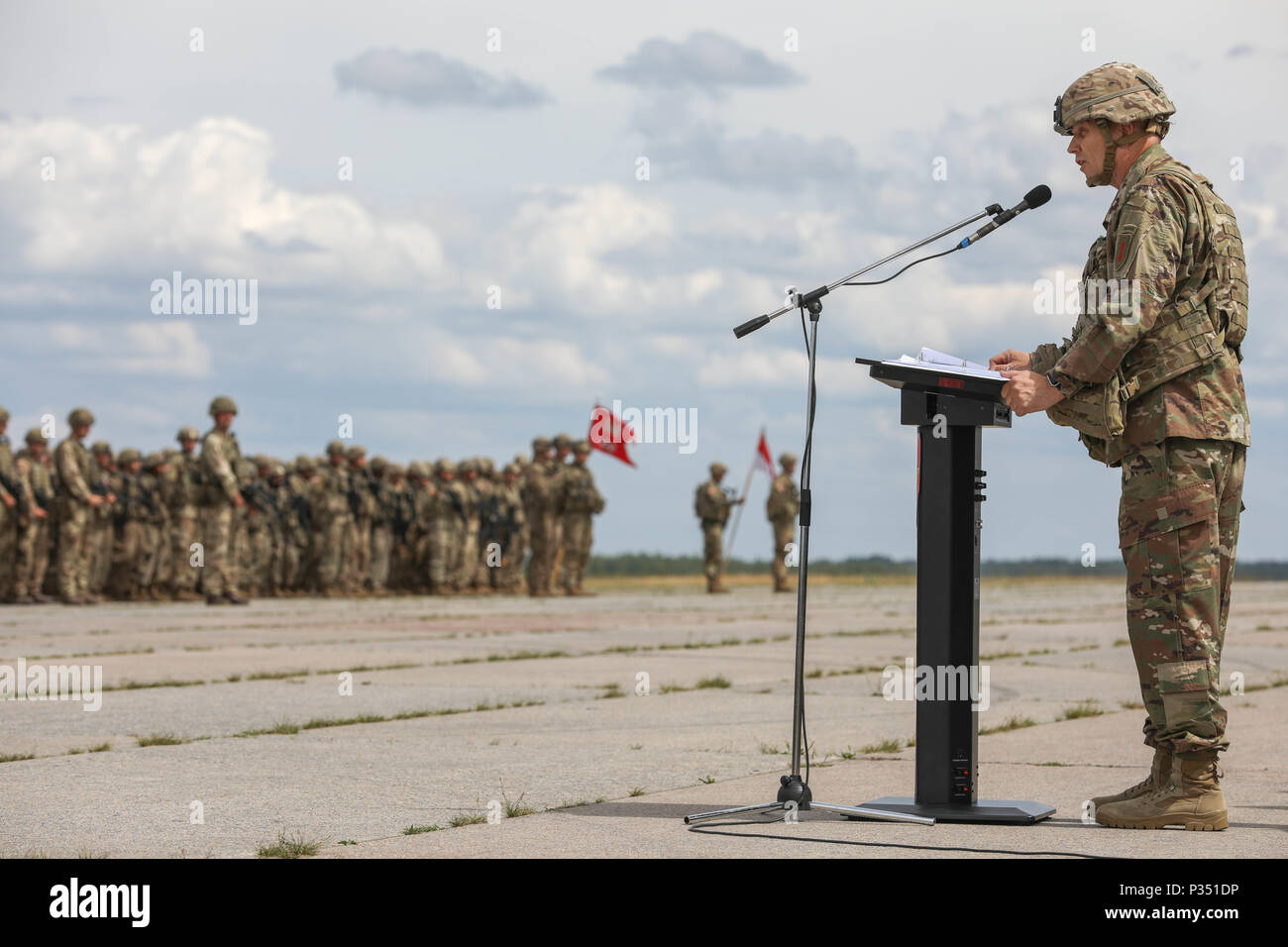 Brig. Gen. Richard R. Coffman, deputy commanding general, 1st Infantry ...
