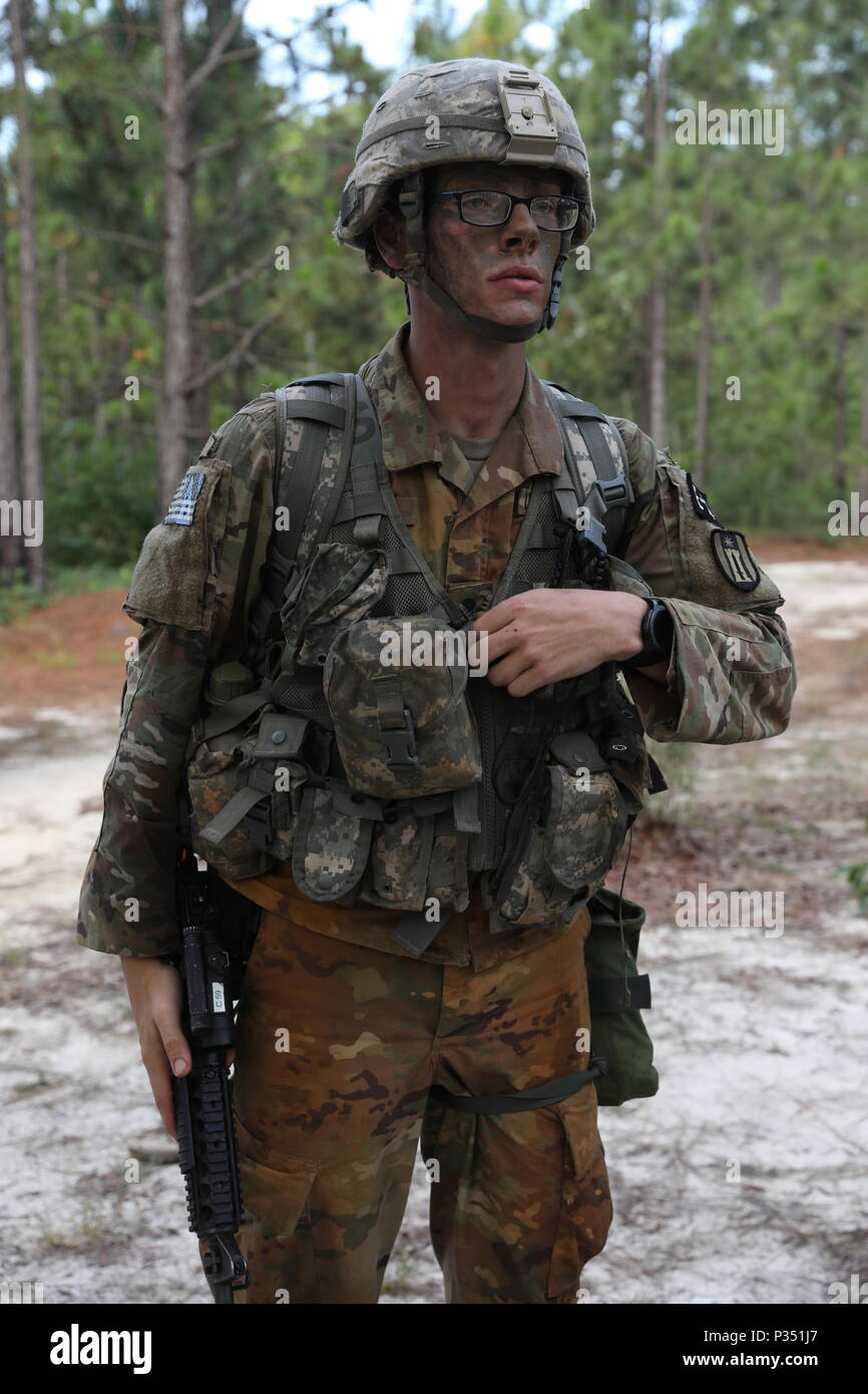 U.S. Army Reserve Spc. Benjamin Retz, a combat engineer from Ames, Iowa ...