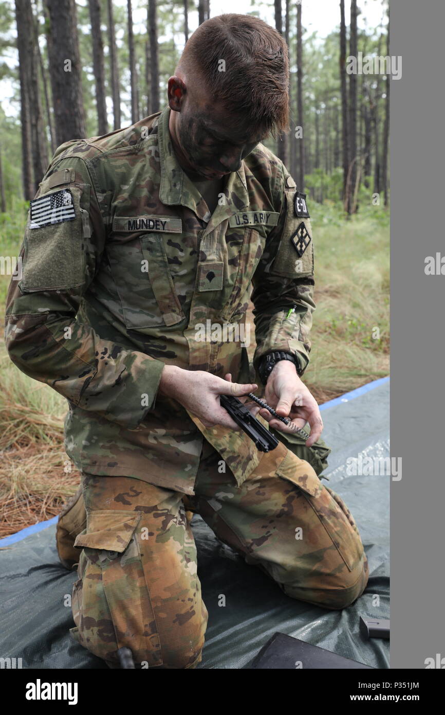 U.S. Army Reserve Spc. John Mundey, a bridge crewmember from Berkeley ...