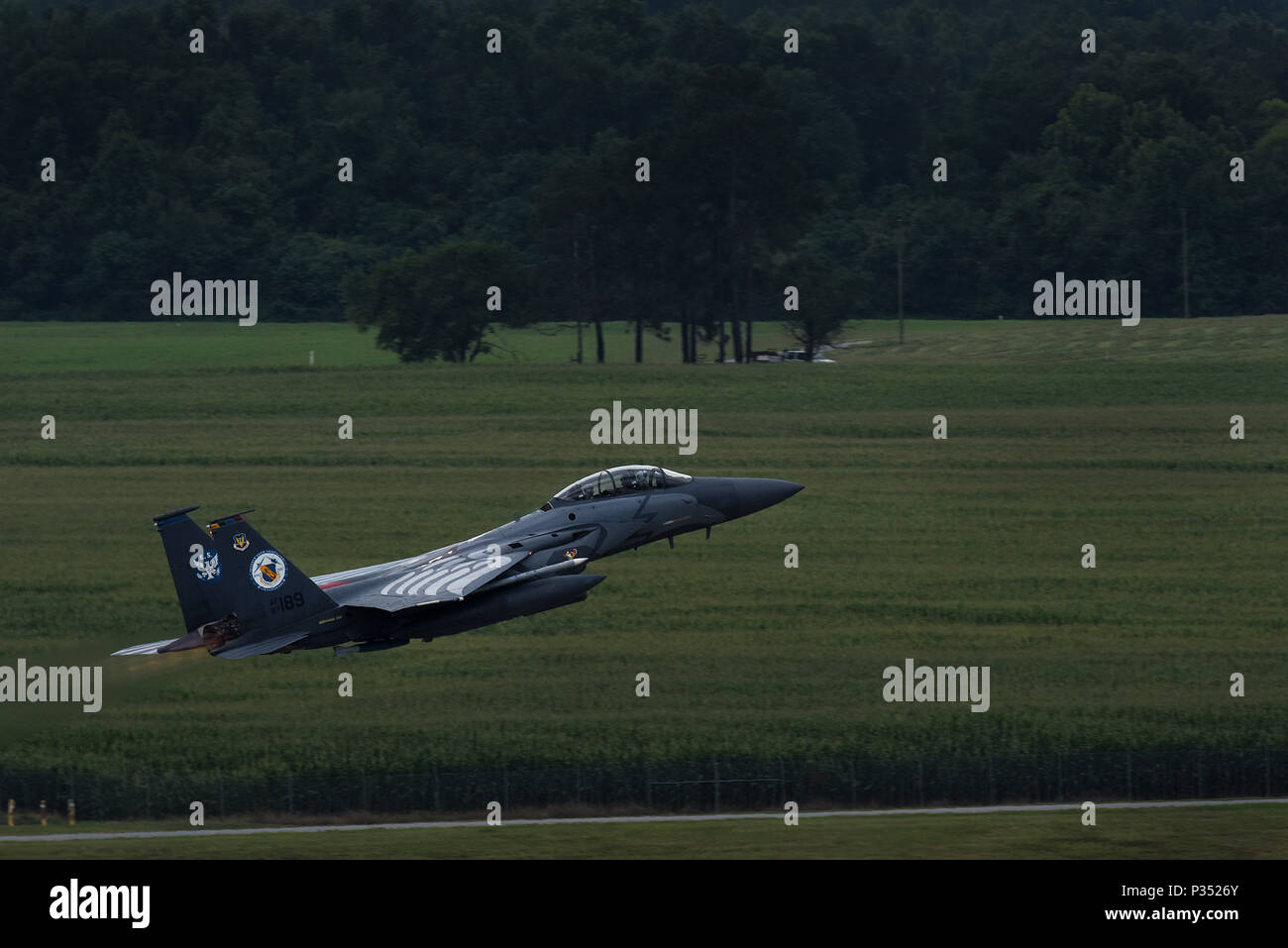 Col. Christopher Sage, 4th Fighter Wing commander, takes off for his ...