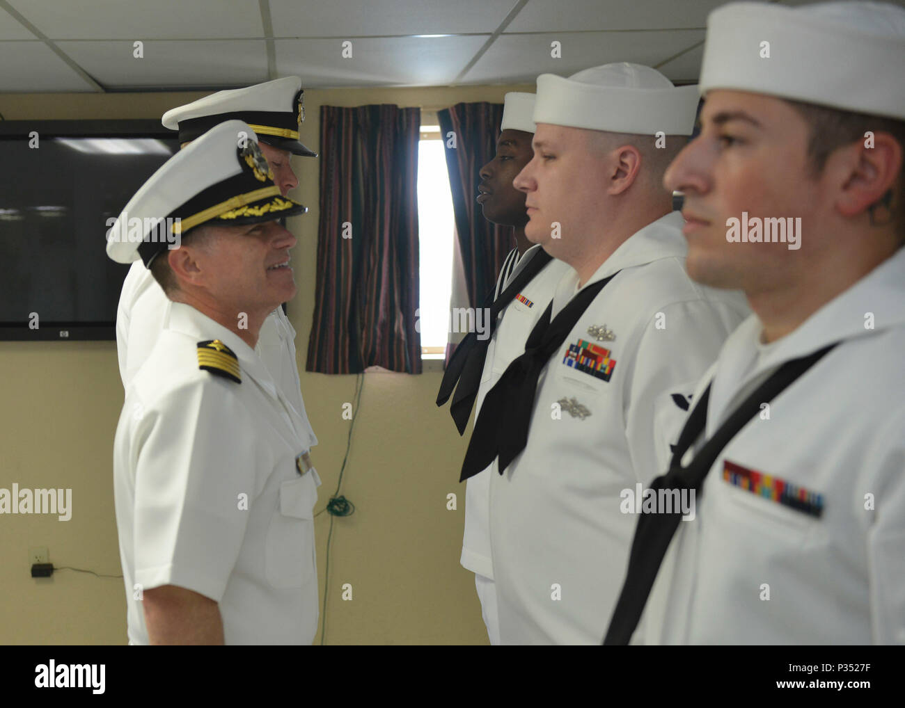 Executive officer of the aircraft carrier uss nimitz cvn 68 hi-res ...