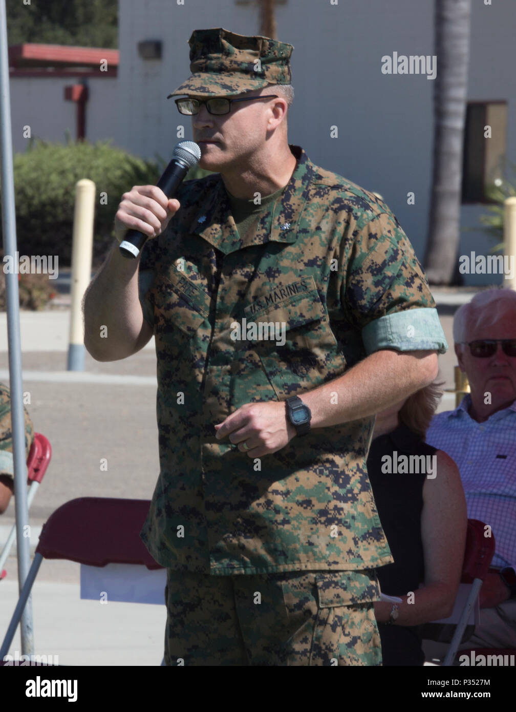 Lt. Col. Brian C. Pate, commanding officer of Marine Wing ...