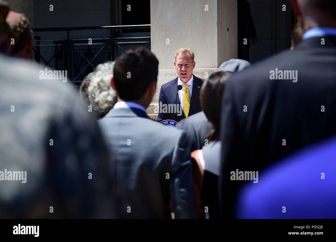 U.S. Deputy Secretary of Defense Patrick M. Shanahan formally, swears ...