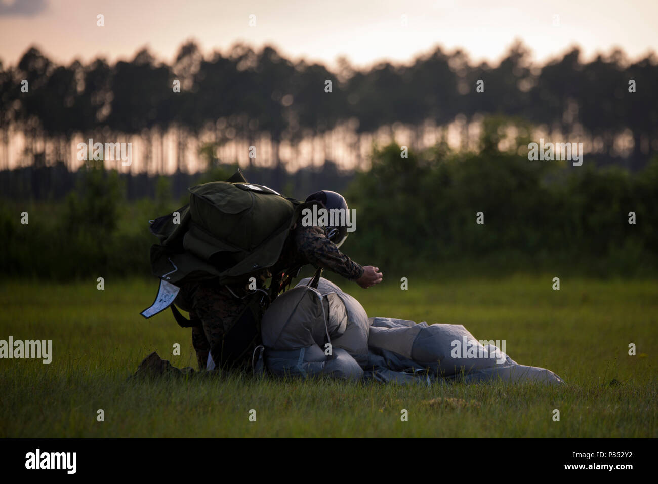 A U.S. Marine with 2nd Reconnaissance Battalion, 2nd Marine Division ...