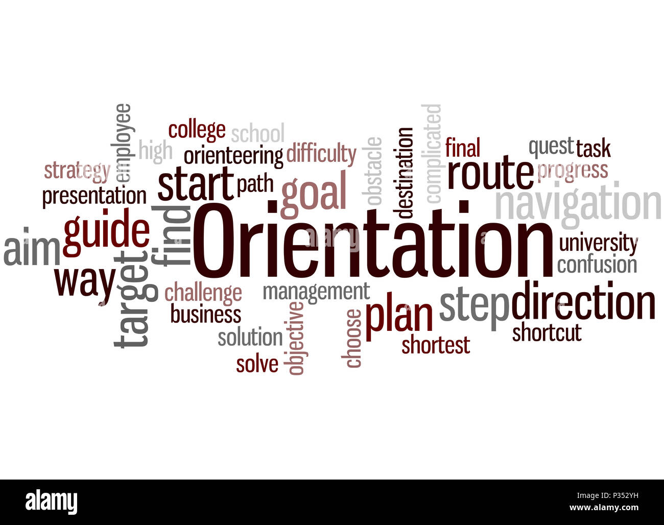 High school concept word cloud hi-res stock photography and images - Alamy