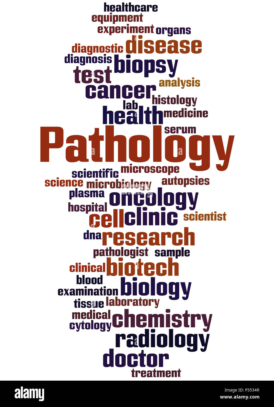 Pathology word cloud concept hi-res stock photography and images - Alamy