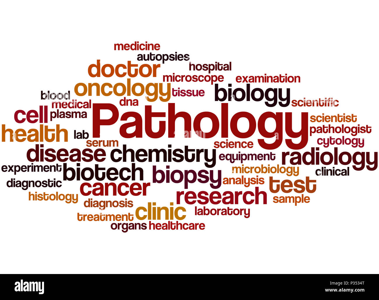 Pathology word cloud concept hi-res stock photography and images - Alamy