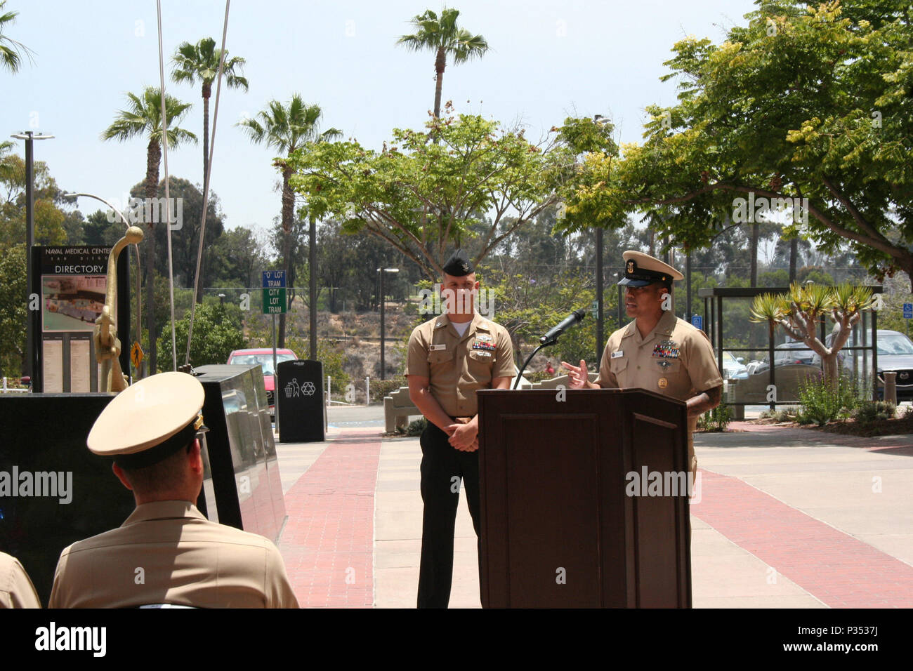 Naval Medical Center San Diego Command Master Chief Patrick Mangaran ...