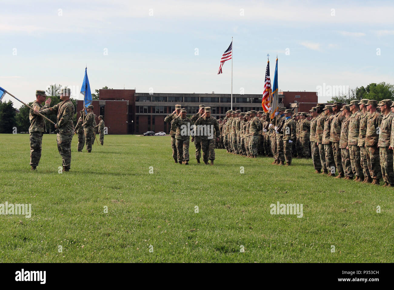 FORT GEORGE G. MEADE, Md. – Maj. Gen. Gary Johnston (front right ...