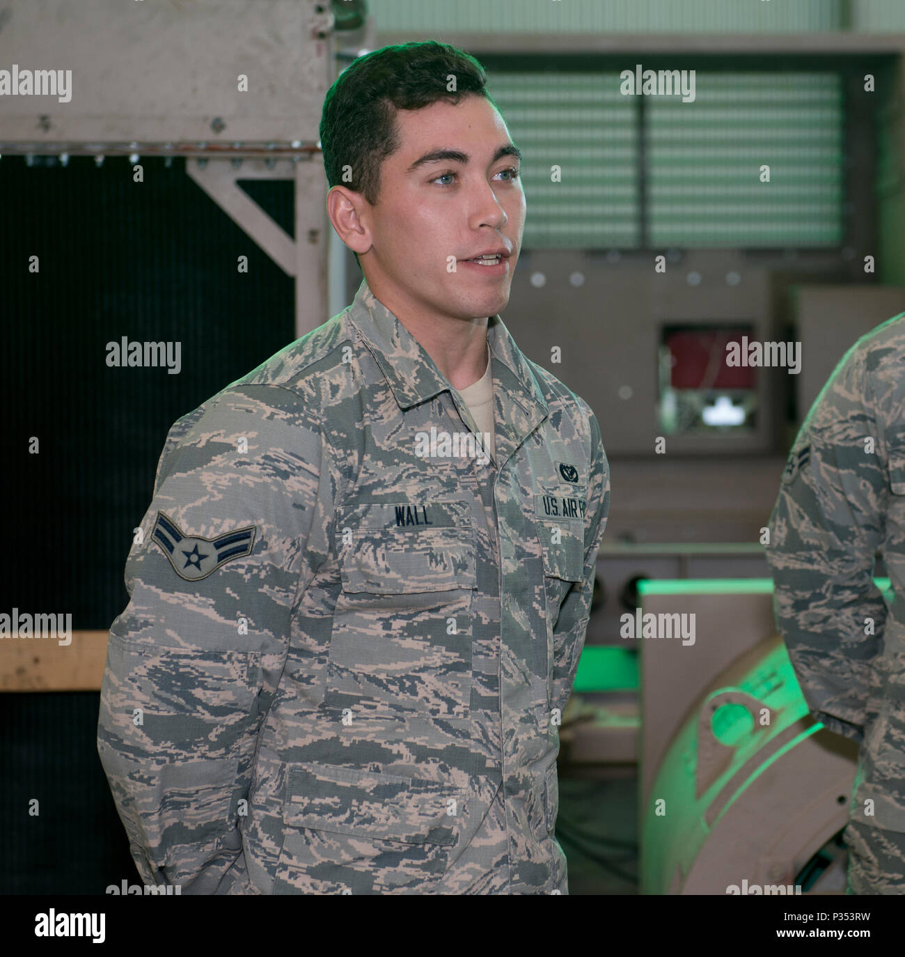 Airman First Class Darren Wall, power production apprentice from the ...