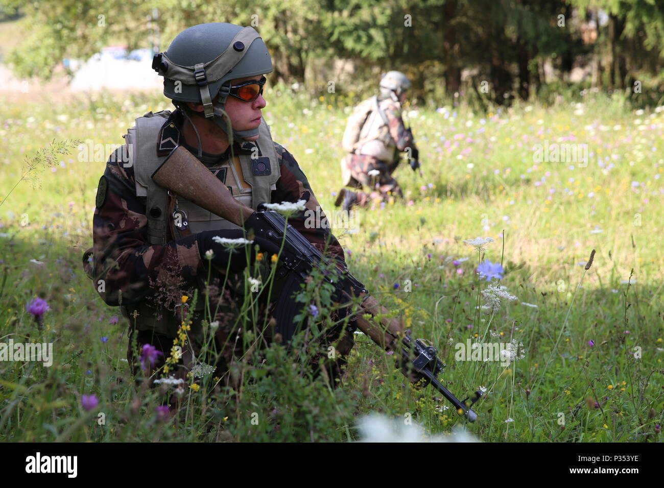 Hungarian soldiers of Hungarian Defense Force, Ludovika Battalion ...