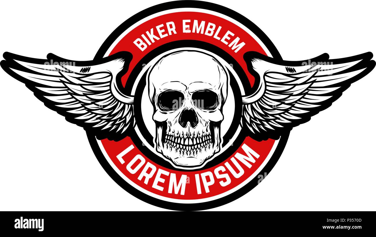 Skull And Wings Logo