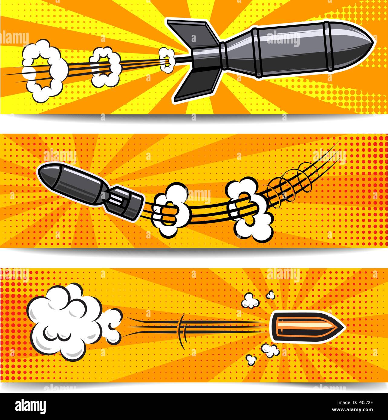 Balloon and bullet Stock Vector Images - Alamy