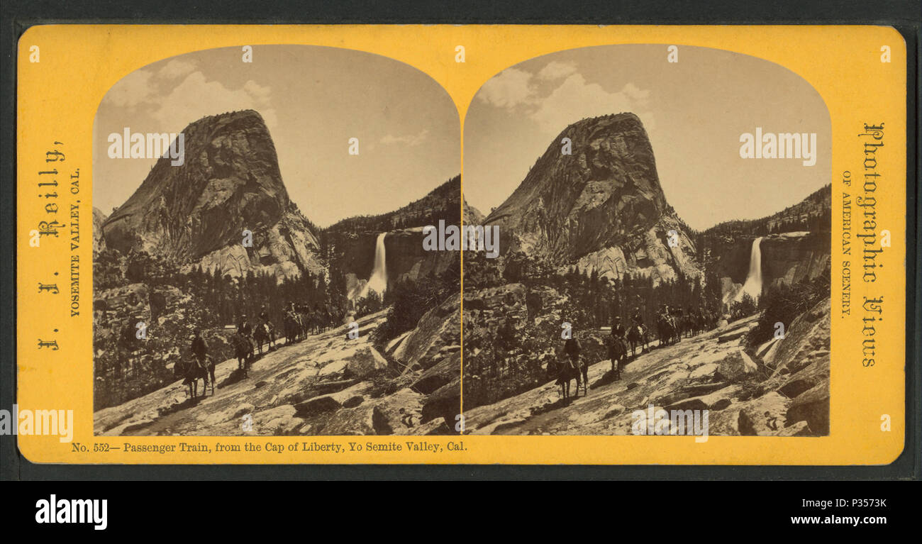 53 Cap of Liberty, Yosemite Valley, California, by Reilly, John James ...