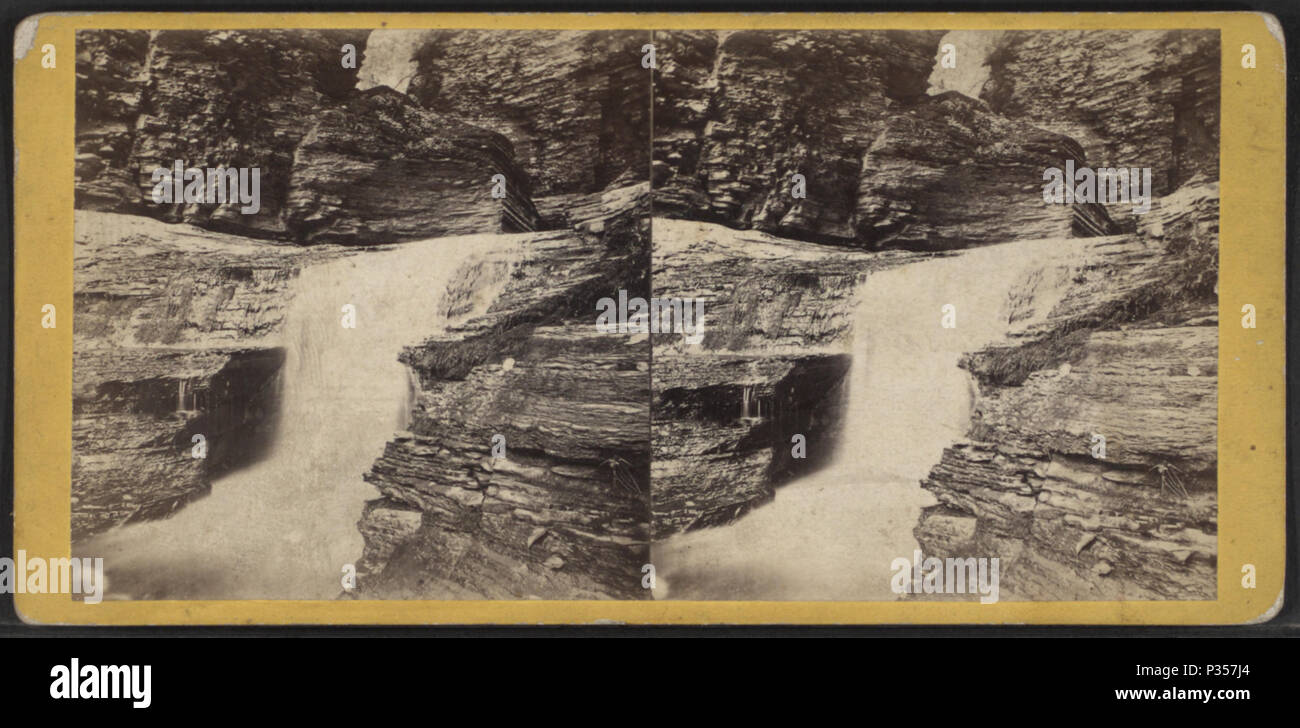 54 Cascade above Pulpit Rock, by E. & H.T. Anthony (Firm Stock Photo ...