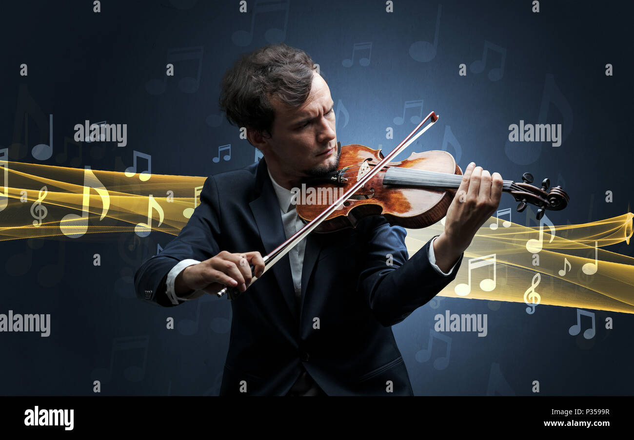 Male Violin Player High Resolution Stock Photography and Images - Alamy