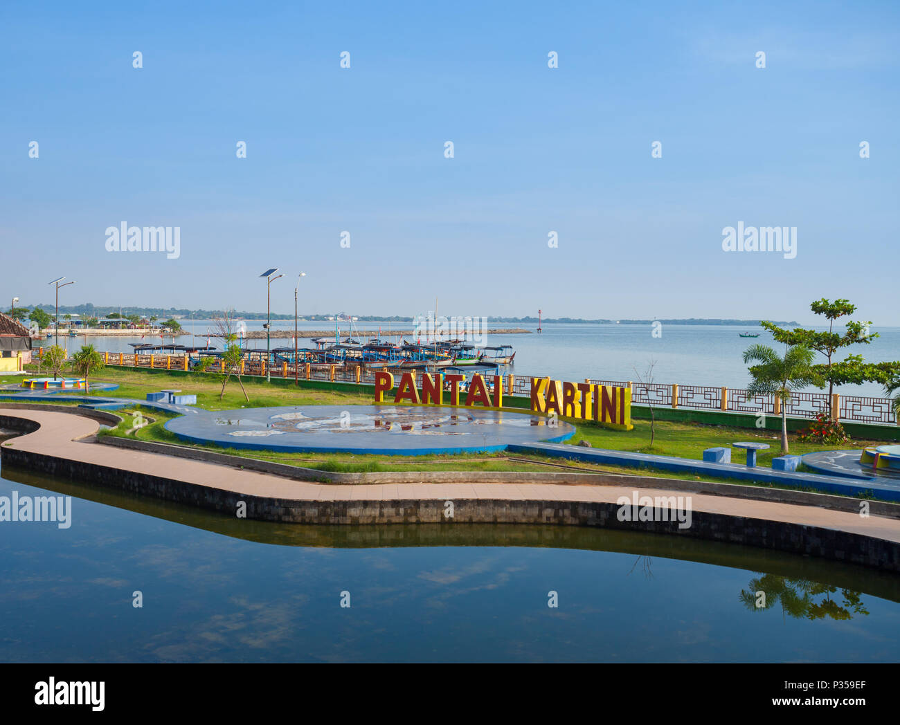 Pantai Kartini (Beach) waterfront, Jepara, Indonesia Stock Photo - Alamy