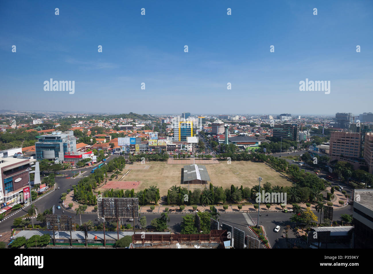 View of Simpang Lima square, Semarang, Indonesia Stock Photo - Alamy
