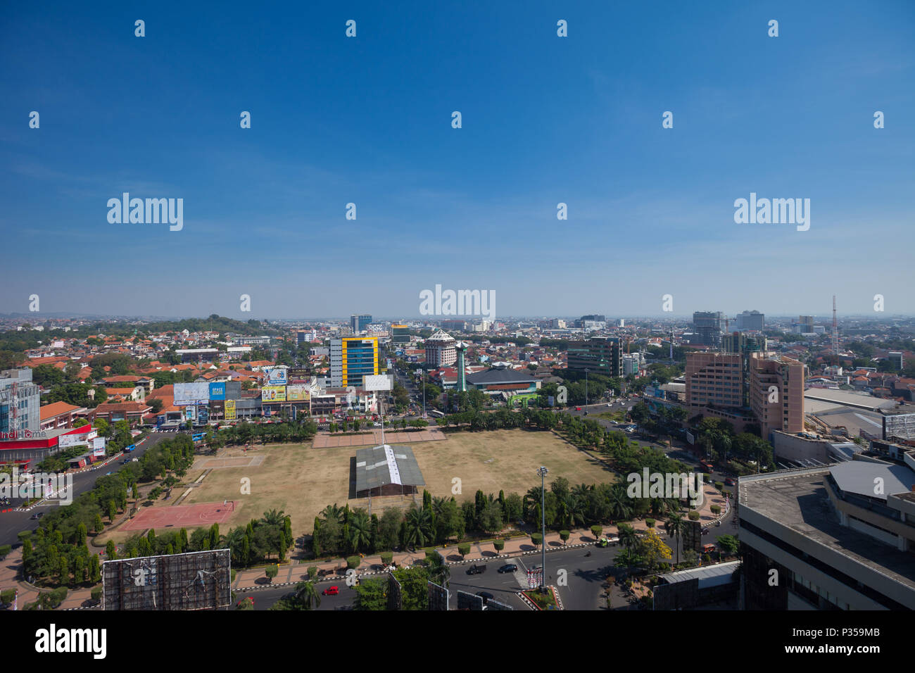 View of Simpang Lima square, Semarang, Indonesia Stock Photo - Alamy