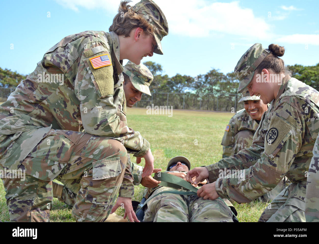 Spc. Alyssa Hershey, psychiatric mental health nurse (68C), left ...