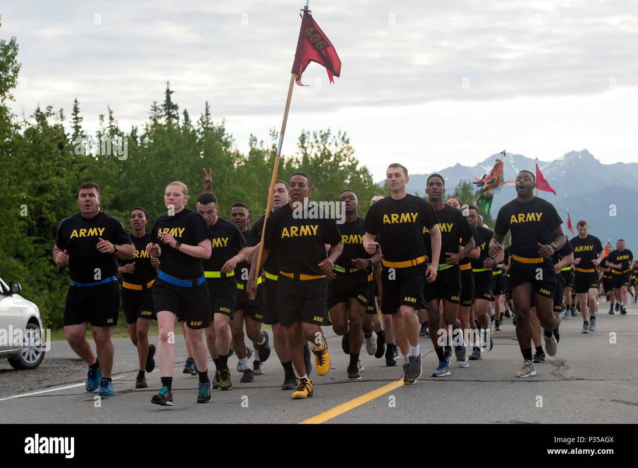 Soldiers assigned to the 486th Movement Control Team, 17th Combat ...
