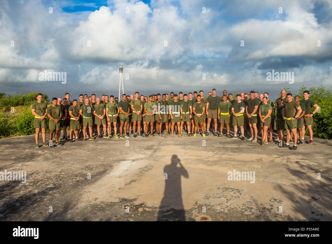 U.S. Marine Corps Lt. Col. Benjamin Harrison, commanding officer, 1st ...