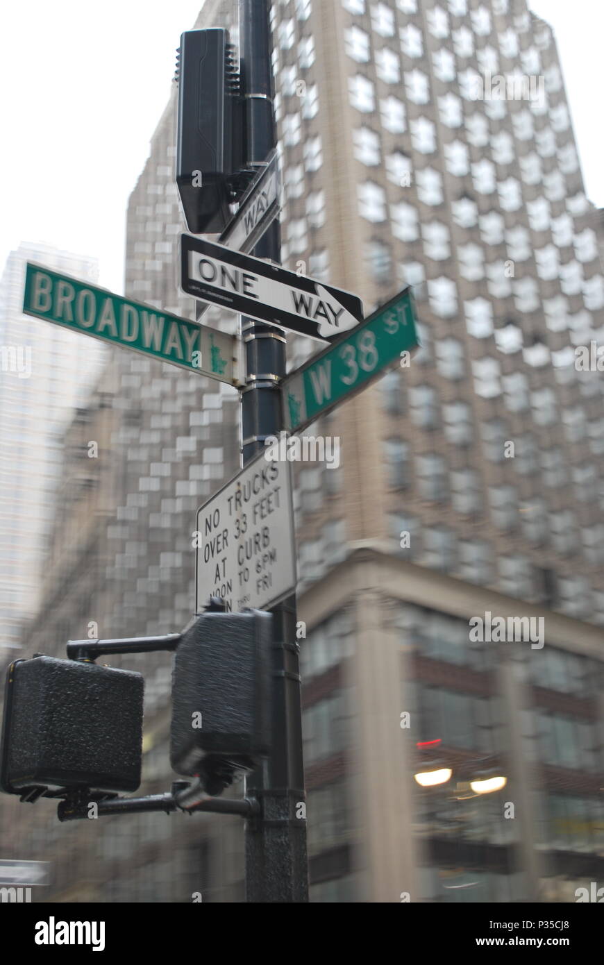 One way signs hi-res stock photography and images - Alamy