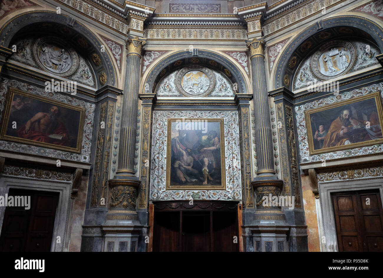 Interior of the Mantua Cathedral dedicated to Saint Peter, Mantua ...