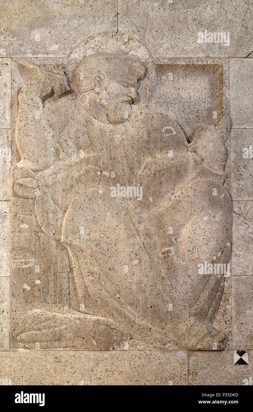 Saint Mark the Evangelist, relief by Ivan Mestrovic, church of St. Mark ... Saint Mark the Evangelist, relief by Ivan Mestrovic, church of St. Mark ...