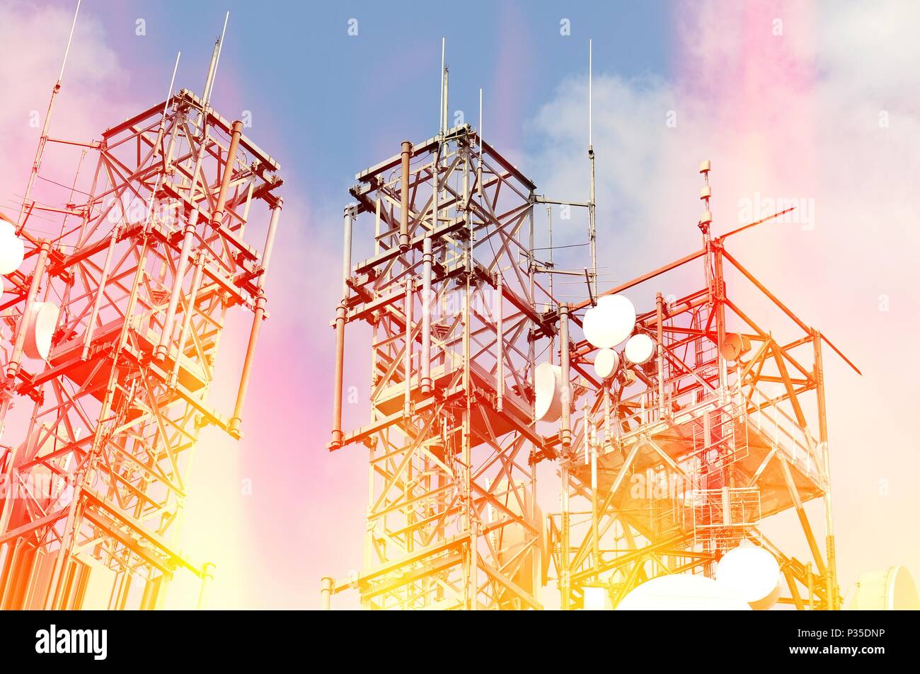 Cell tower fire hi-res stock photography and images - Alamy