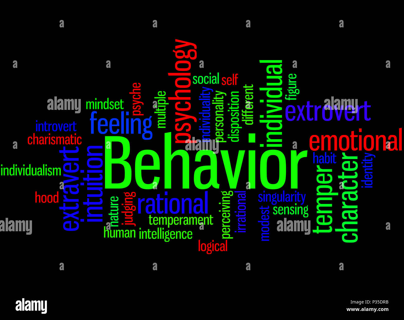 Behavior word hi-res stock photography and images - Alamy