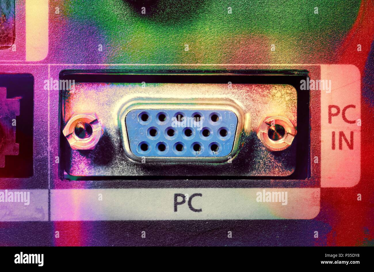 Back panel connectors hi-res stock photography and images - Alamy