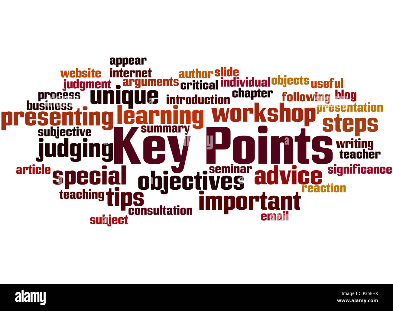 Key Points Hi res Stock Photography And Images Alamy