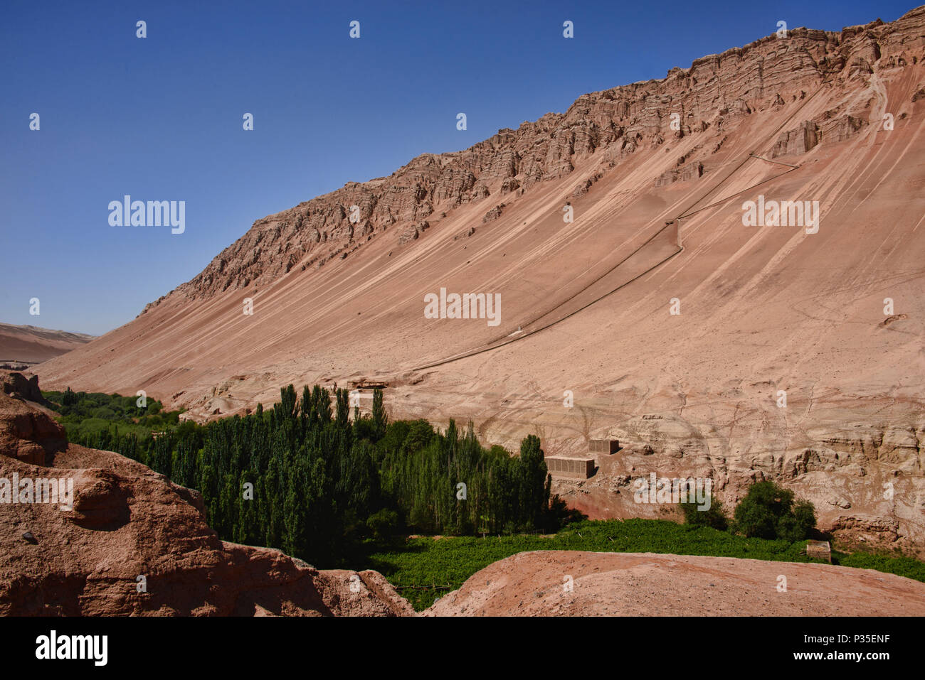 Spectrum of colors in the Flaming Mountains, Turpan, Xinjiang, China ...