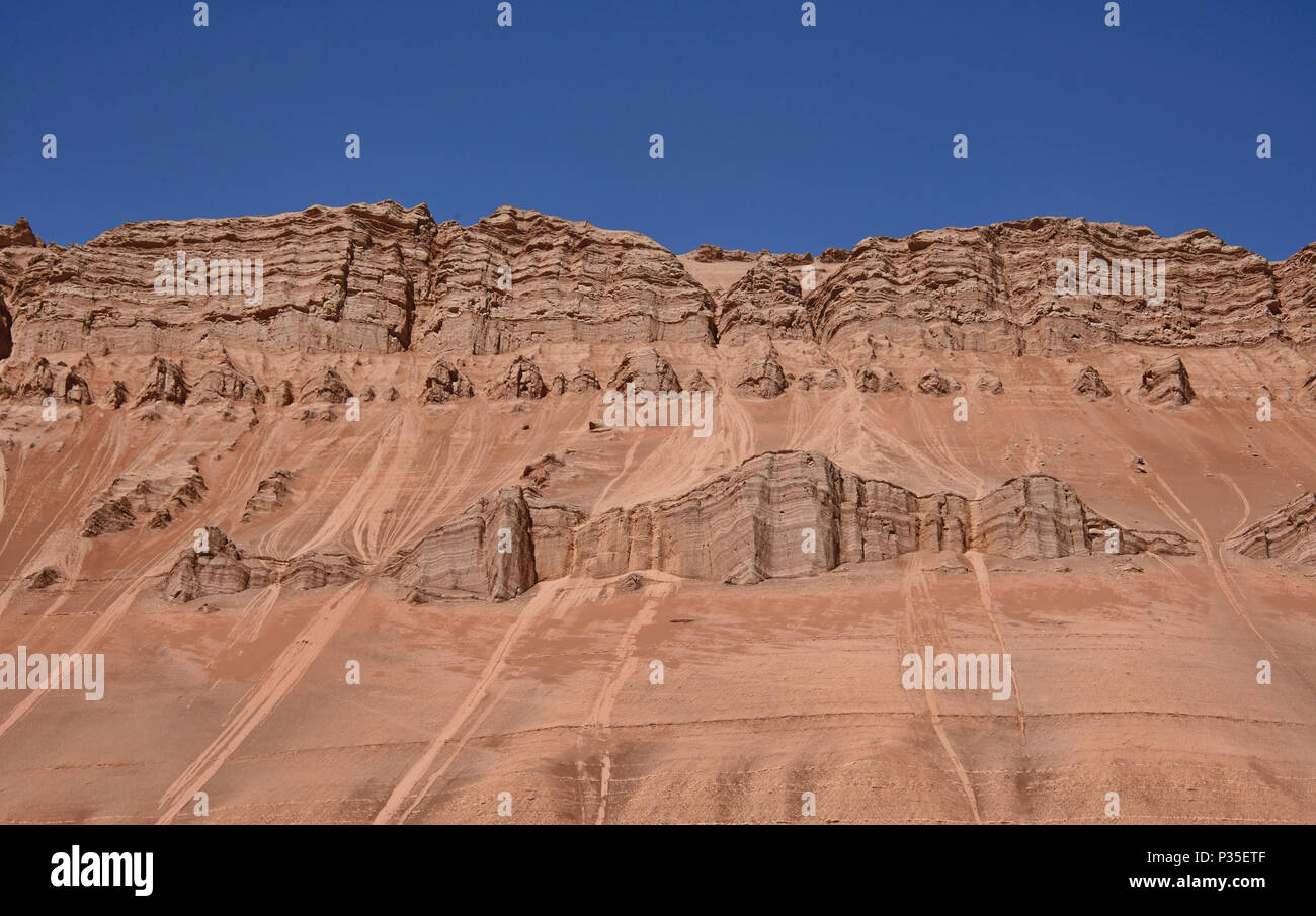Spectrum of colors in the Flaming Mountains, Turpan, Xinjiang, China ...