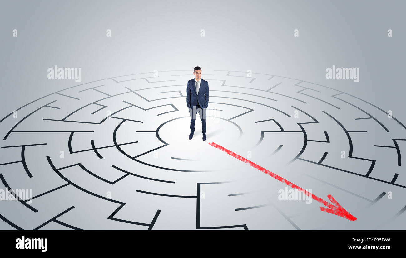 Straight Through Maze High Resolution Stock Photography and Images - Alamy