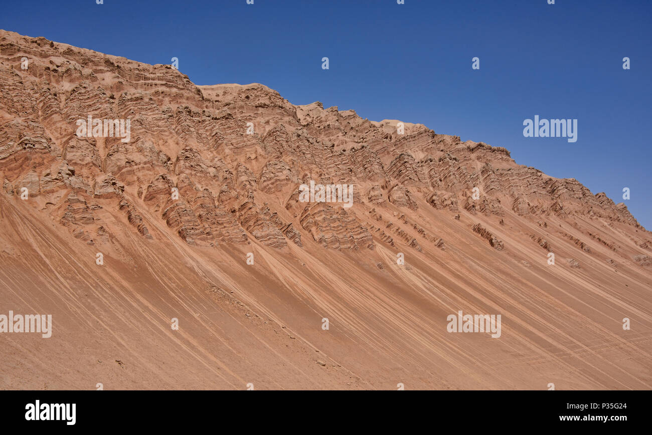 Spectrum of colors in the Flaming Mountains, Turpan, Xinjiang, China ...